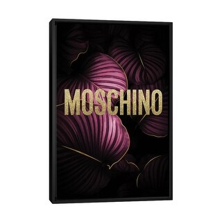 iCanvas "Moschino Red" by Pomaikai Barron Framed - Bed Bath & Beyond ...
