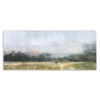 Stupell Rural Field Abstract Landscape Canvas Wall Art by Nina Blue ...