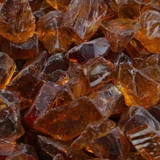 Light Amber Crushed Fire Pit Glass - Bed Bath & Beyond - 38917277