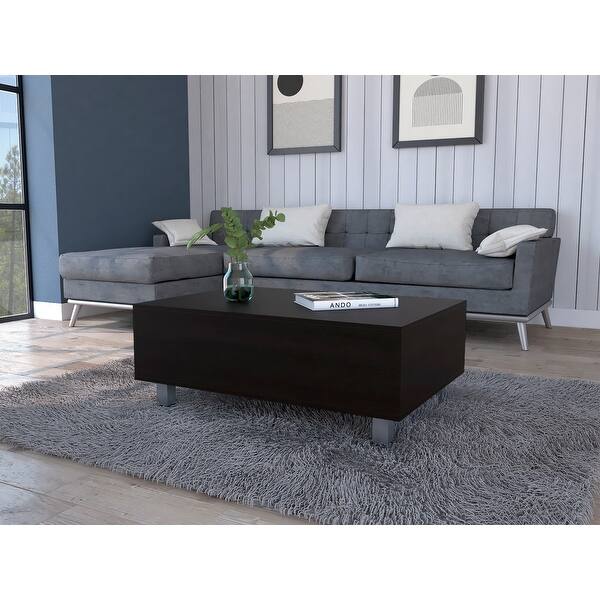 Rectangle Lift Top Coffee Table with Concealed Storage for iving Room ...
