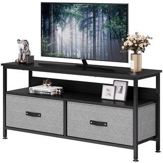 50 Inch TV Stand for Bedroom Small TV Stand Dresser with Drawers and ...