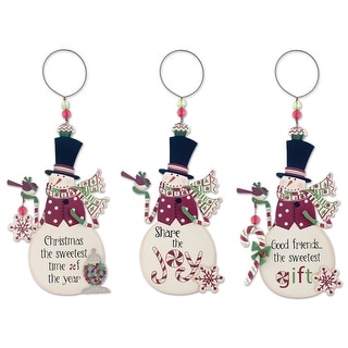 Snowman Ornament, Set of 3 - Bed Bath & Beyond - 34199872