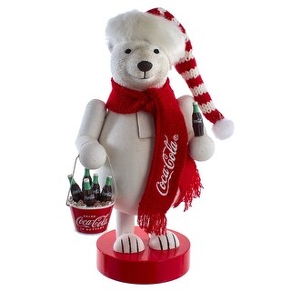 Kurt Adler 14-Inch Coca-Cola® Polar Bear Nutcracker - Multicolored ...