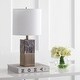 SAFAVIEH Lighting 21-inch Kingsley LED Table Lamp - 10"x10"x20.5" - Bed ...