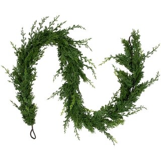 6' Soft Cedar Artificial Christmas Garland - Unlit - Bed Bath & Beyond ...