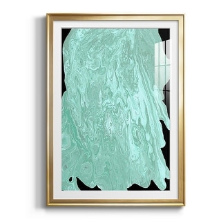 Teal Cascade II Premium Framed Print - Ready to Hang - Bed Bath ...