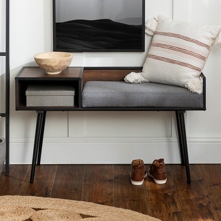 Middlebrook Mid-Century Telephone Entry Bench - Bed Bath & Beyond ...