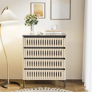 Four Drawer Pull High Cabinet for Bedroom, Living Room, Hallway - Bed ...