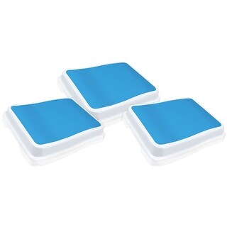 Stackable Safety Bath Steps - Set of 3 Non-Slip Bathroom Stairs - White ...