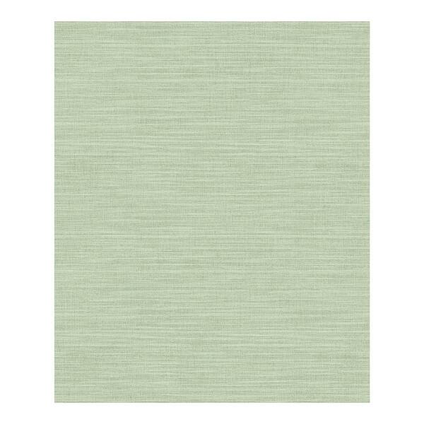 Advantage Colicchio Light Green Linen Texture Wallpaper - 21 x 396 x 0. ...