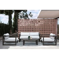 Paradise Solid Wood Outdoor 4-Piece Chat Set - Bed Bath & Beyond - 30836679