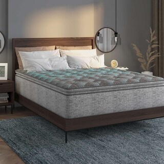 Deluxe 10-inch foam core mattress with individually pocketed coils ...