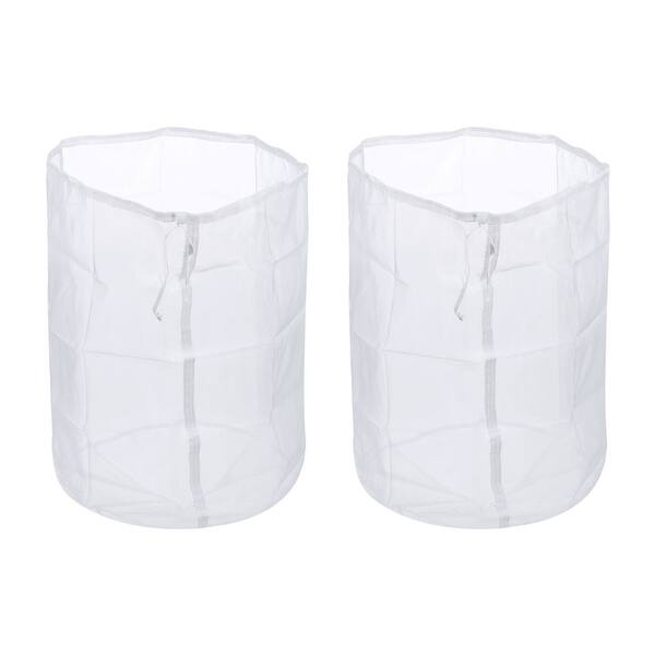 100 Mesh Paint Filter Bag 17.7" Dia Nylon Strainer with Drawstring 2Pcs ...