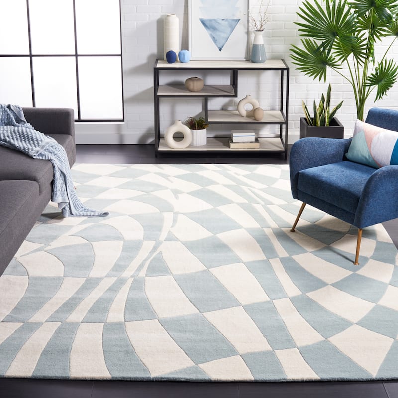 SAFAVIEH Handmade Soho Ciara Abstract N.Z. Wool Rug - Bed Bath & Beyond ...