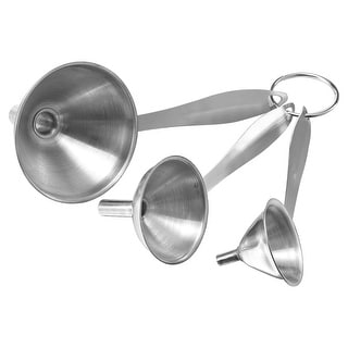 3 in 1 Funnels for Filling Bottles, Stainless Steel Small Kitchen ...