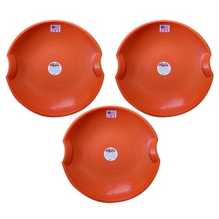Paricon 626-O Flexible Flyer Flying Saucer Sled, 26 In Diameter, Orange ...