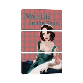 iCanvas "Elizabeth Taylor Star Life In The Face" by Fanitsa Petrou 3 ...