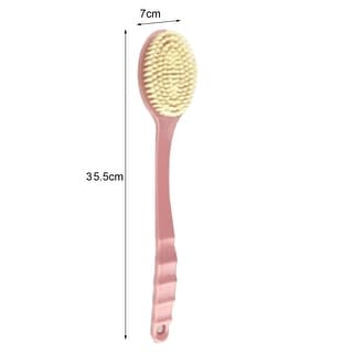 Practical High Friction Bath Brush Long Handle Ergonomic Plastic Back ...