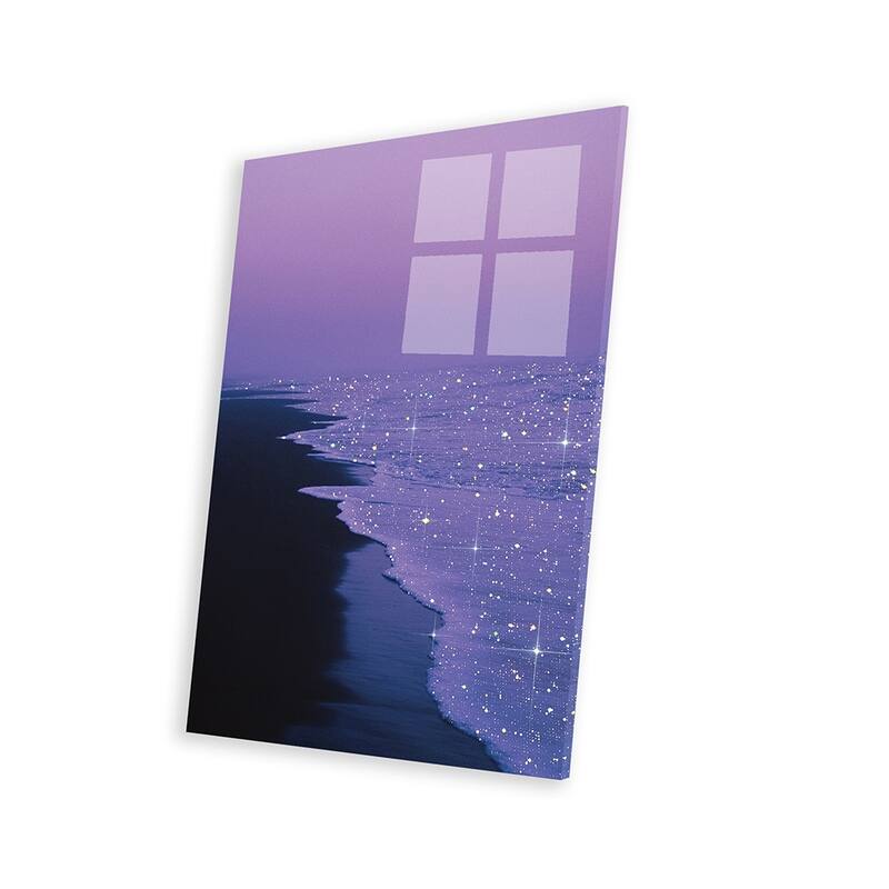 Purple Magic Print On Acrylic Glass by Yana Potter - Overstock - 37541583
