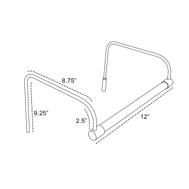 Cocoweb 12" Tru-Slim Plug-In LED Art Light in Black - 12 Inch ...