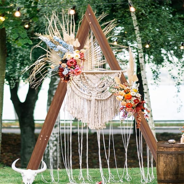 rustic wedding theme backdrop