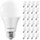 Luxrite A19 LED Light Bulb 100W Equivalent 3500K 1600 Lumens Dimmable ...