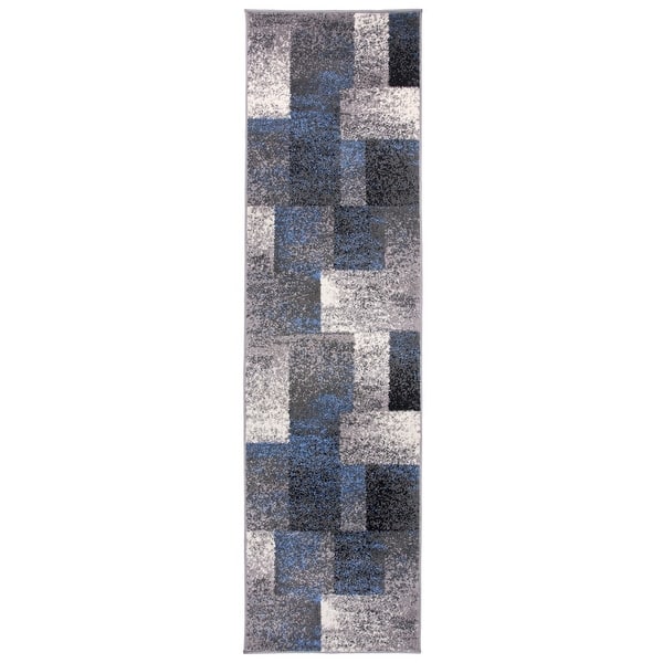 World Rug Gallery Modern Geometric Boxes Area Rug - On Sale - Bed Bath ...