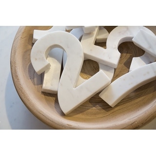 Marble Numbers White - Bed Bath & Beyond - 41144481