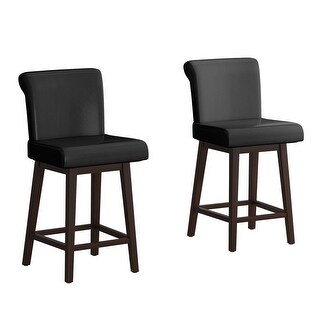 Mixoy 360°Swivel Accent Bar Stools Set,Modern Height Counter Stools ...