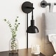 Nathan James Tamlin Wall Mounted Armed Sconce 1-Light Fixture with ...