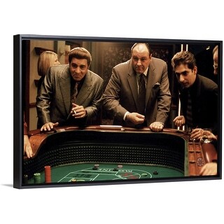 "The Sopranos (2003)" Black Float Frame Canvas Art - Bed Bath & Beyond ...