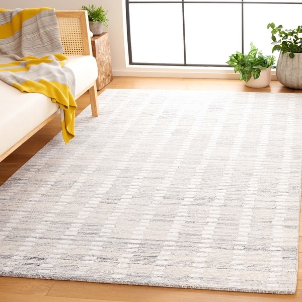 SAFAVIEH Handmade Abstract Damhnait Contemporary Wool Rug - On Sale ...