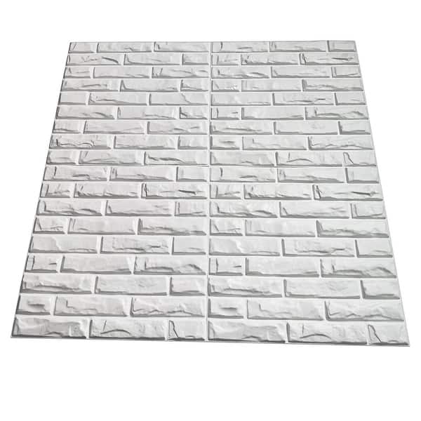 Art3d 3D Wall Panels PVC Brick Wall Design (32 Sq.Ft) - Bed Bath ...