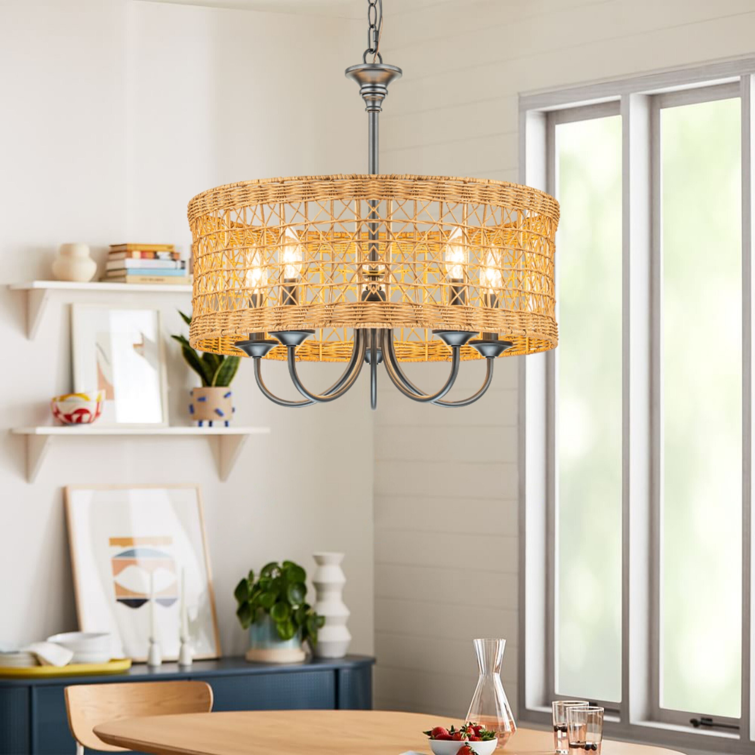 Rattan Chandeliers - Bed Bath & Beyond