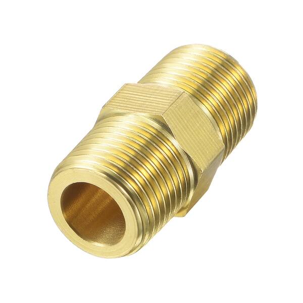 Brass Pipe Fitting Reducer Adapter for Water Oil Pressure Gauge Engine ...