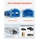 UIMOSO Inflatable Paint Booth, 32.81 x 19.69 x 13.12 ft, Inflatable ...