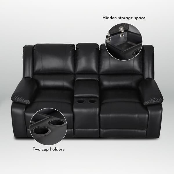 leather sofa recliner 2 seater