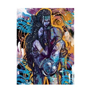Justin Copeland 'The Moon and Sun' Canvas Art - Bed Bath & Beyond ...