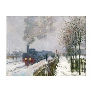 Train In The Snow Or The Locomotive 1875 Poster Print By Claude Monet ...