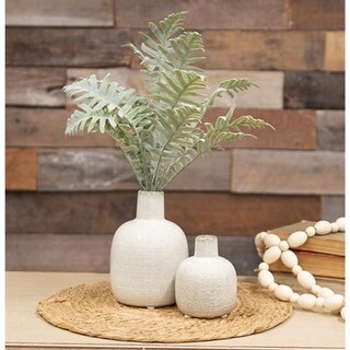 White Narrow Neck Porcelain Jar - Bed Bath & Beyond - 40270809