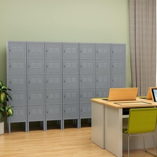 Large Steel Storage Locker with 9 Doors for Employees School Gym - On ...