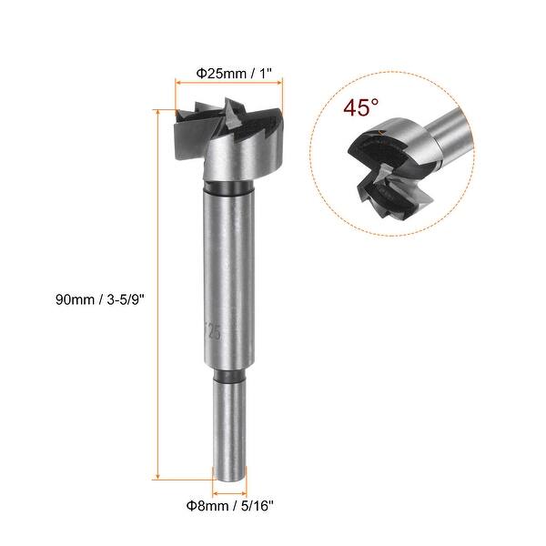 High Carbon Steel Serrated Wood Hinge Drilling Forstner Drill Bit - Bed ...