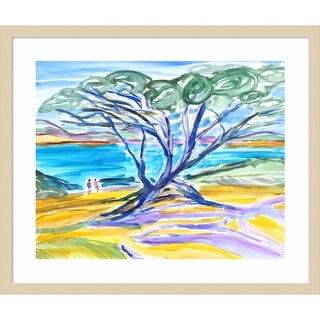 Cypress Tree Carmel Bay I by Richard H. Fox Wood Framed Wall Art Print ...