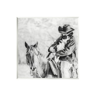 Stupell Cowboy Hugging Dog Wall Plaque Art Design by PBurchettePhoto ...