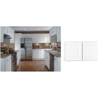 Continental Cabinets by RSI Home Products 30X18 White Wall Cab CBKW3018 ...