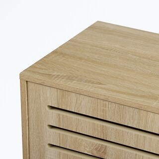 Sideboard Open Door Cabinet with Three Shelves Storage - Bed Bath ...