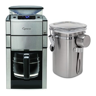 Capresso CoffeeTEAM PRO Plus Coffee Maker with Glass Carafe Bundle ...