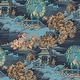 Edo Toile Navy Wallpaper - Bed Bath & Beyond - 40367735