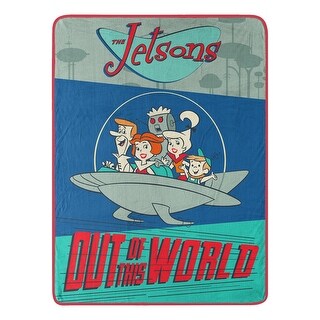 Warner Brothers The Jetsons Micro Raschel Throw Blanket - Bed Bath ...