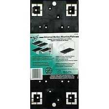 Solar PLMB0060 Universal Mailbox Mounting Plate, Black - Bed Bath ...